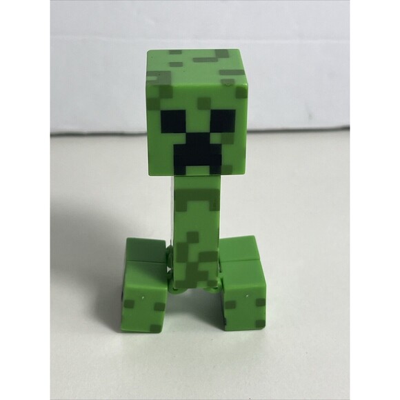 Mattel | Toys | Minecraft Creeper 3 Figure Green And Plastic Block ...